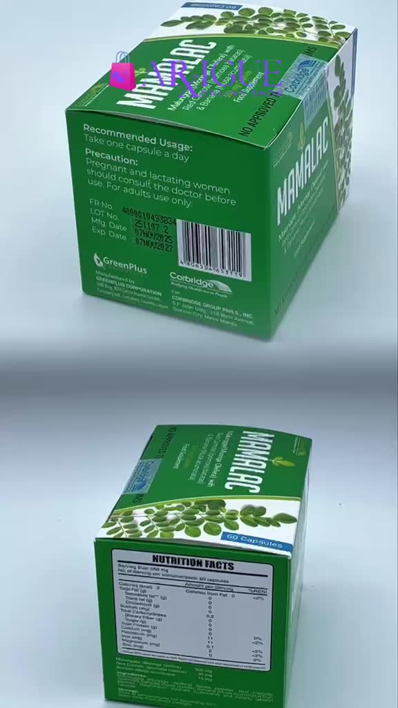 MAMALAC Malunggay Capsule+Red Camote+Banana 60capsules per box | Shopee ...