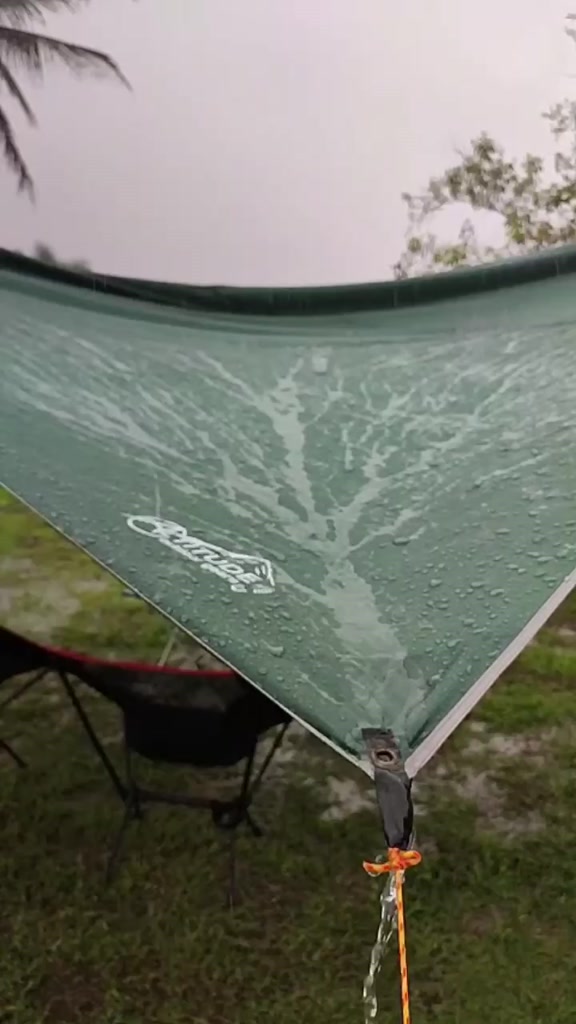 Altitude 3x3m Waterproof Camping Tarp Awning (210T polyester "ripstop ...