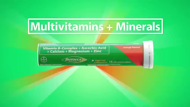 BEROCCA Performance Multivitamins + Minerals Effervescent Tablets ...