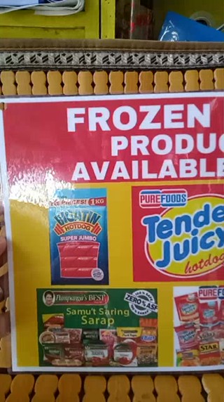 Laminated Frozen foods /products available here Signages A4 Size ...