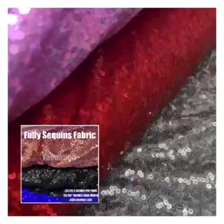 Fully Sequins Tulle Sequence Fabric 54/60 Inches Width For Backdrop ...