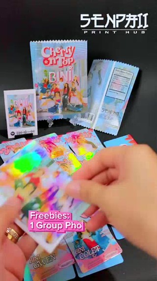 BINI: CHERRY ON TOP PHOTOCARDS with CHIP BAG | Shopee Philippines