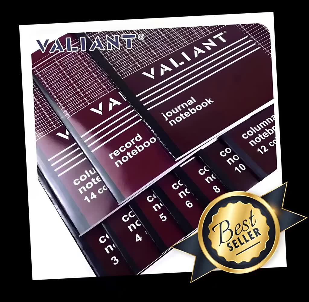 Valiant Columnar Notebook 3 columns to 14 columns, journal notebook and ...