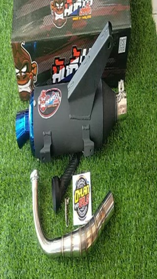 HUN PIPE OPEN PIPE W/ SILENCER FOR MIO I 125 M3 / MIO SOUL I 125 (3N1 ...