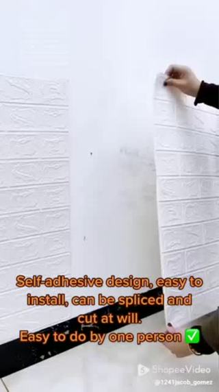 30PCS 38x35cm 3D Wallpaper Home Decor Self Adhesive Wall Sticker super ...