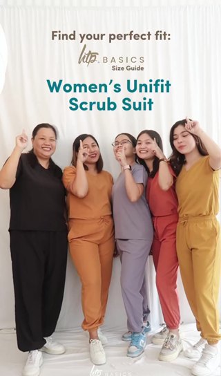 HTP Basics Women's Unifit Scrub Suit/Scrubs For Nurse/Doctor Uniform ...