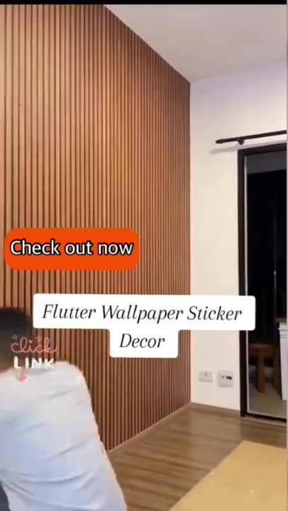 Aceking C15 Brown Wood Cladding Wall sticker Waterproof Selfadhesive ...