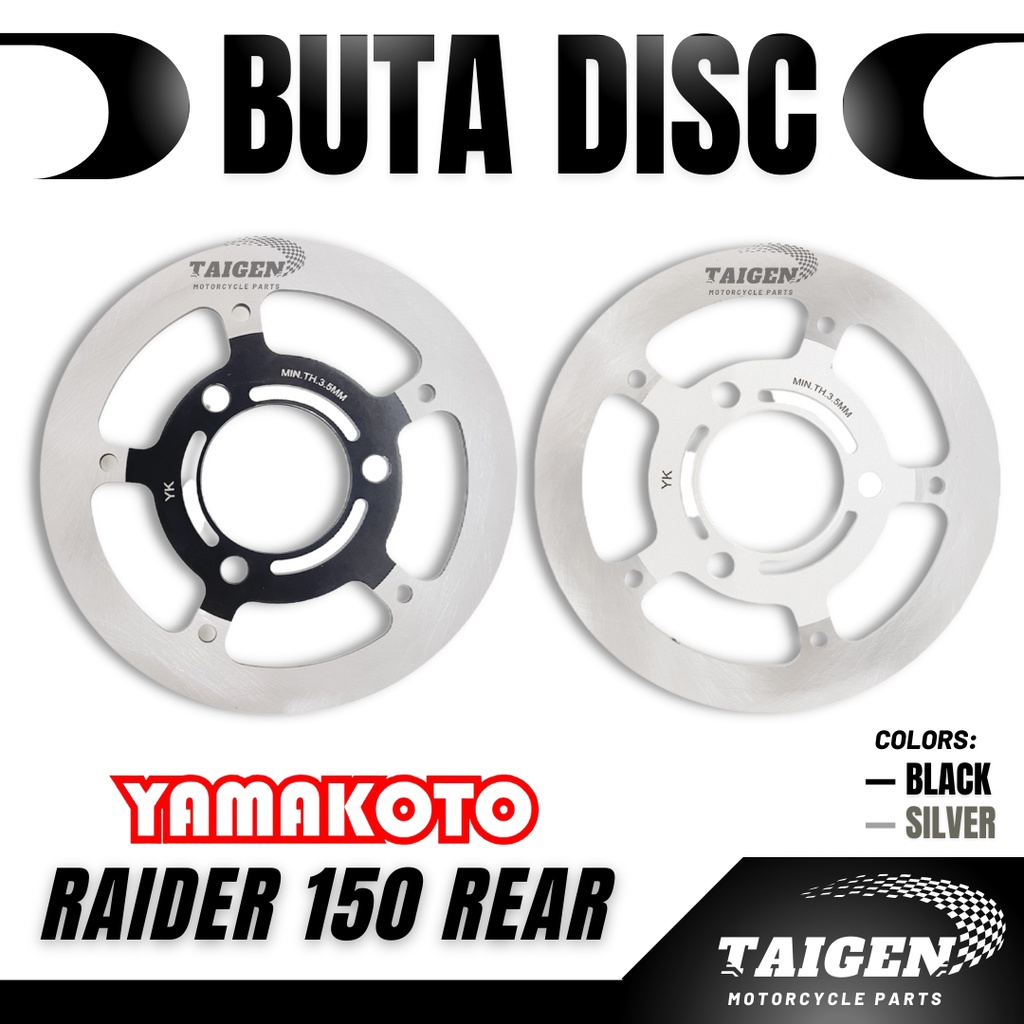 YAMAKOTO Raider 150 Rear Buta Disc | Shopee Philippines