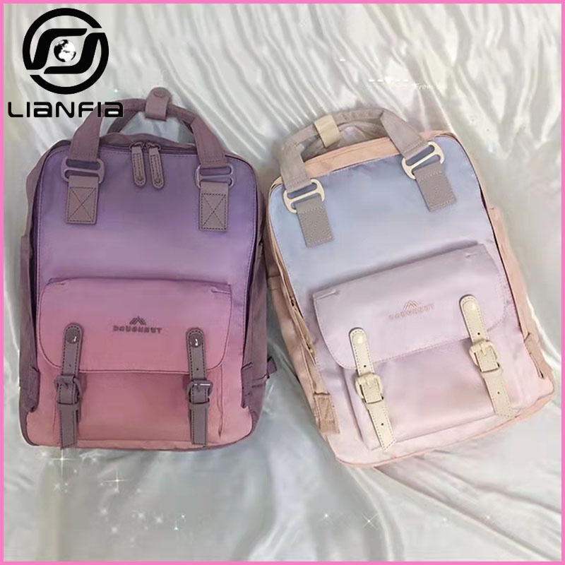 Doughnut Macaron backpack original school bag for girls laptop bag 14 ...