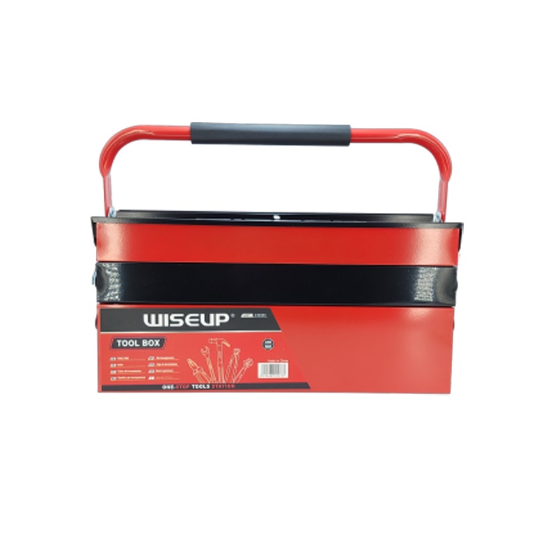 wiseup three layer heavy steel tool box Iron Tools Box 43CM, 53CM 41CM 48CM 40CM 49CM 35CM ...