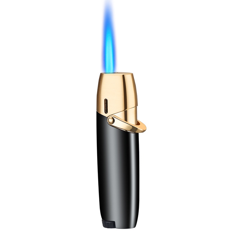 Kimigo Straight Blue Jet Flame Lighter Easy Click Refillable Lighter ...