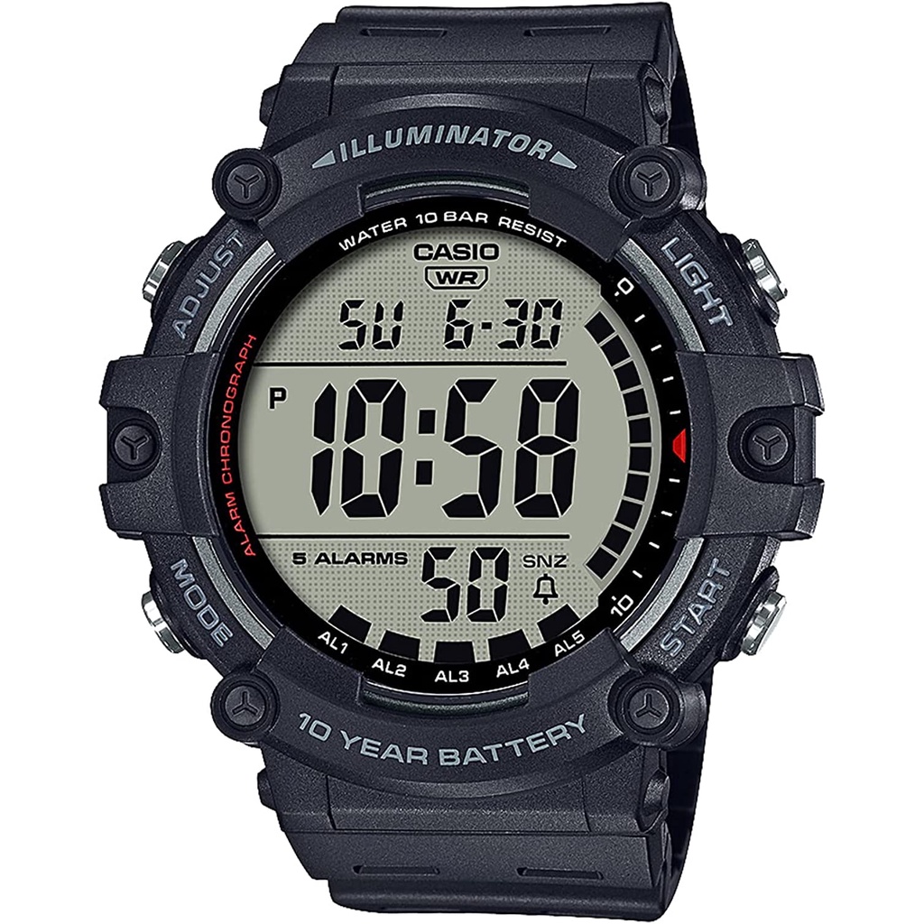 Casio Collection Standard Digital Resin Series Wrist Watch (Water ...
