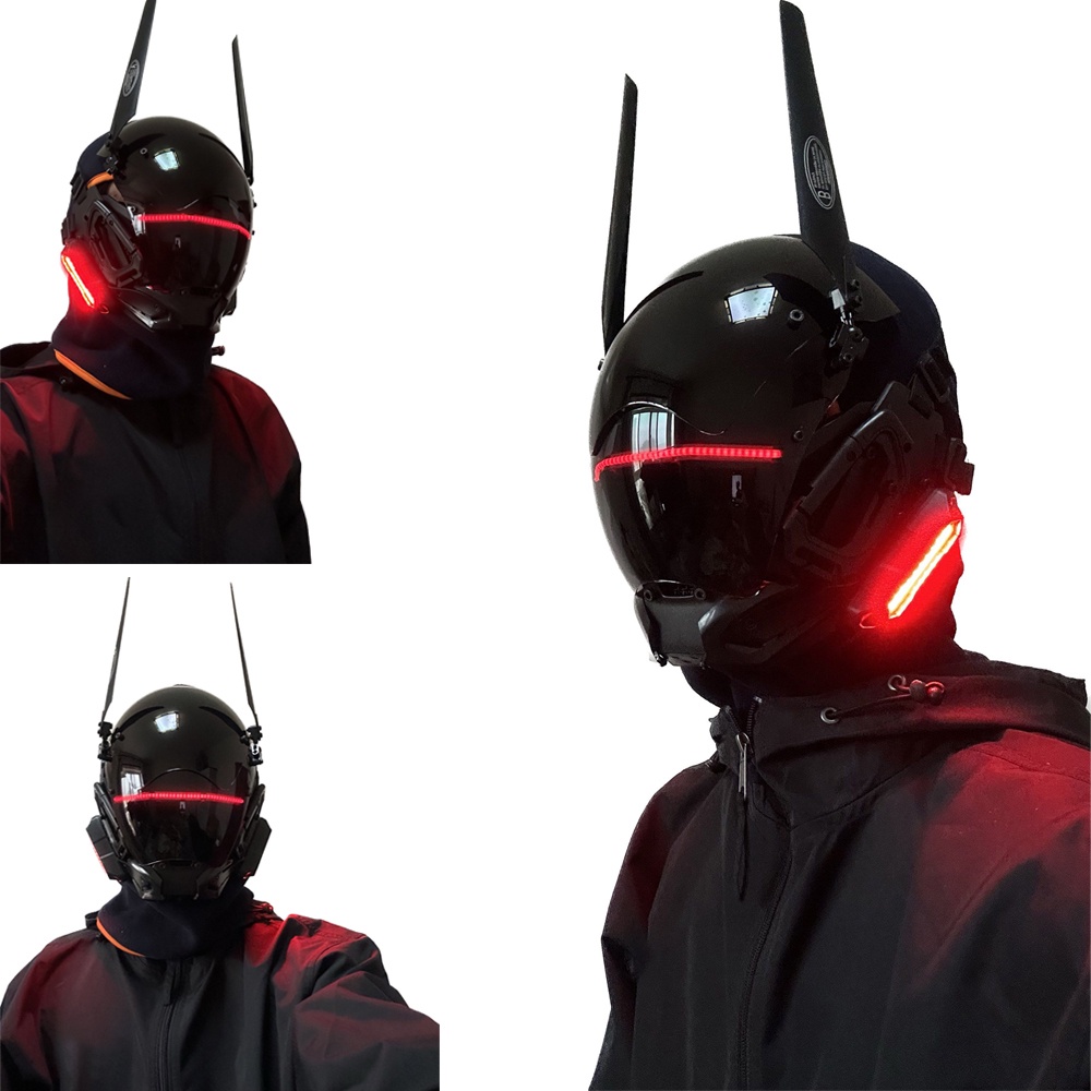 Handmade Diy Cyberpunk Masks Led Masks, Sci-fi Mechanical Style Cosplay ...