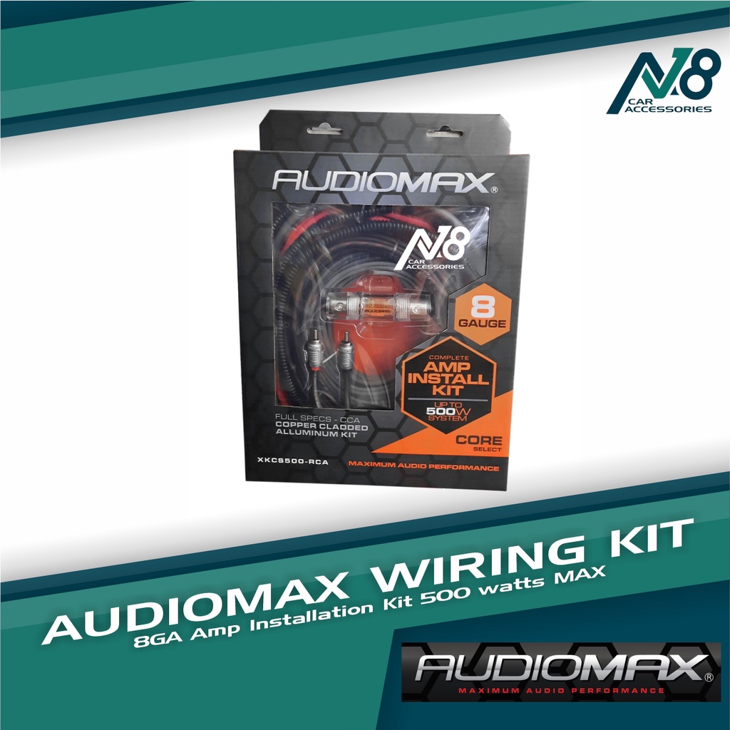 Audiomax High Performance Wiring Kit 4GA Genuine | Shopee Philippines