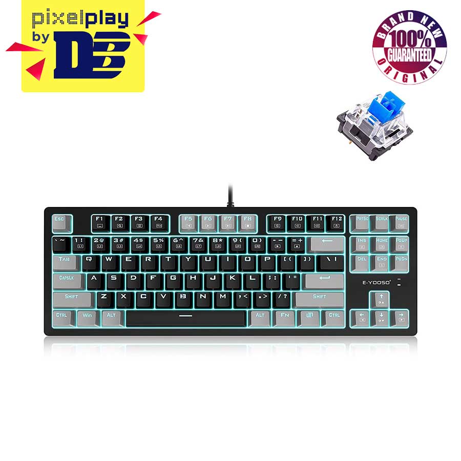 E-YOOSO K-620 Single Light With RGB Side Light 87 Keys Mechanical ...