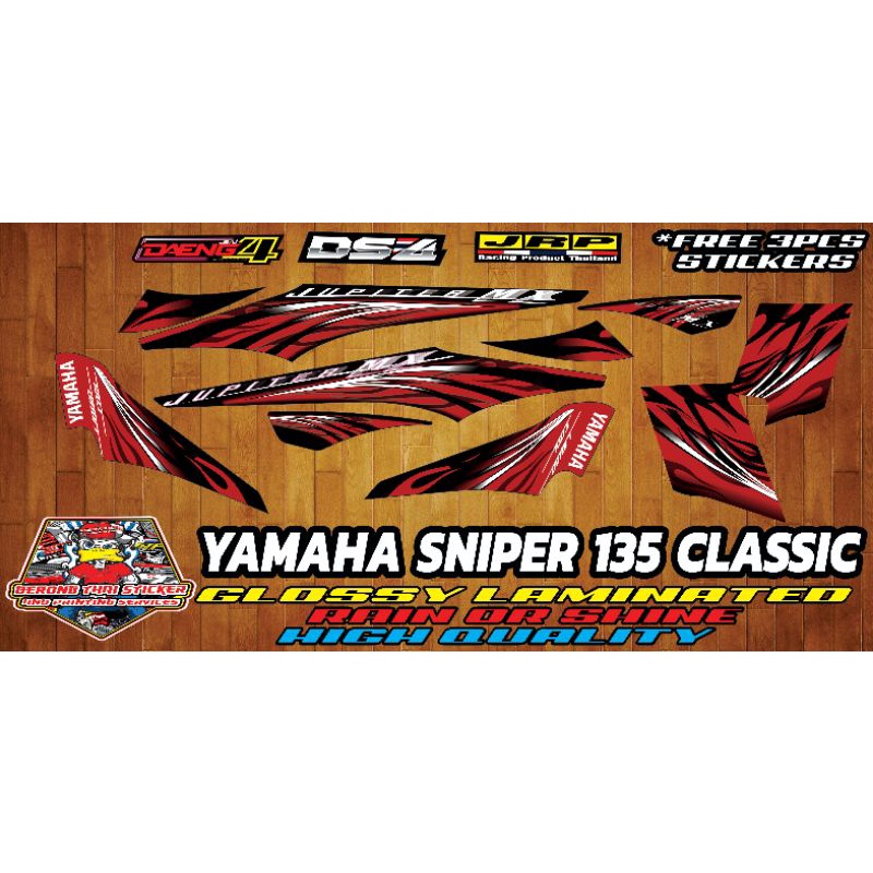 Yamaha Sniper 135 Classic Jupiter Mx Decals | Shopee Philippines