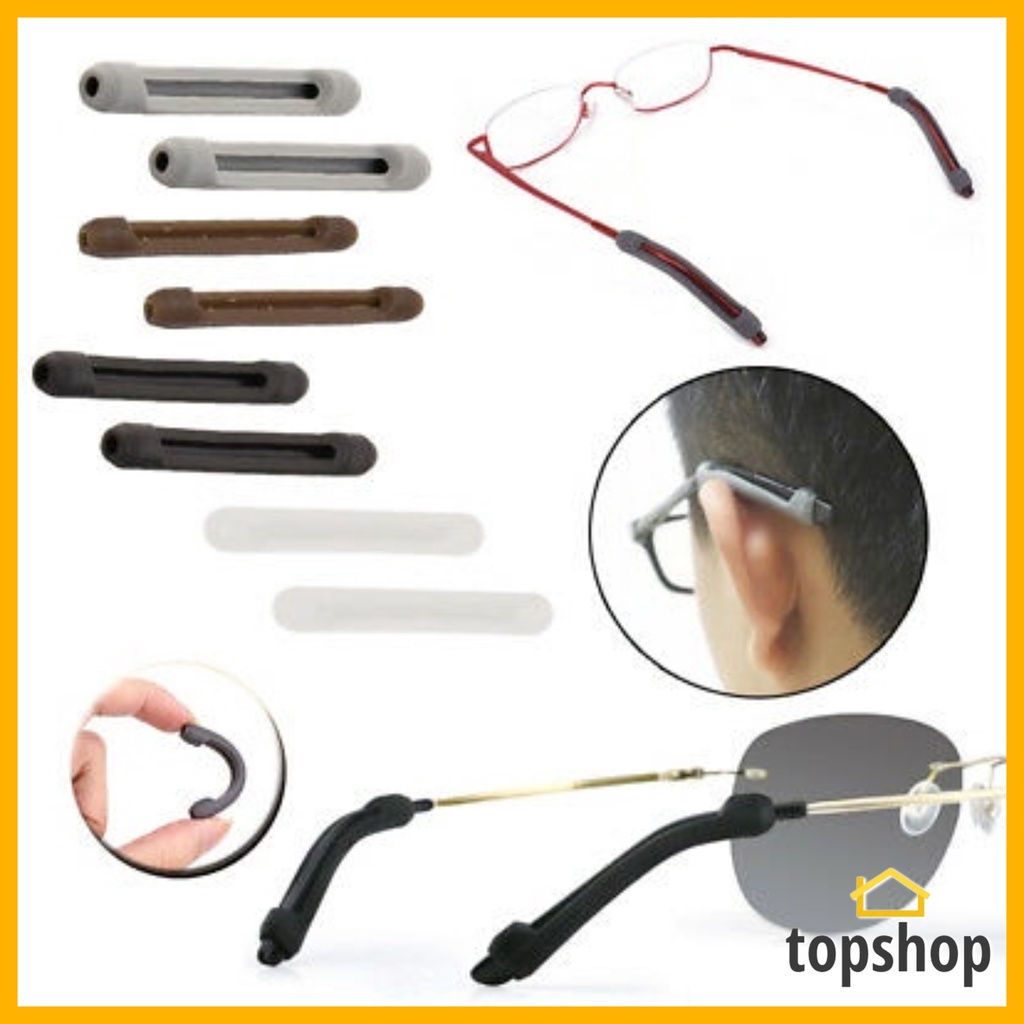 TOPSHOP Invisible Glasses Ear Grips Sleeve Anti-Slip Eyewear Temple ...