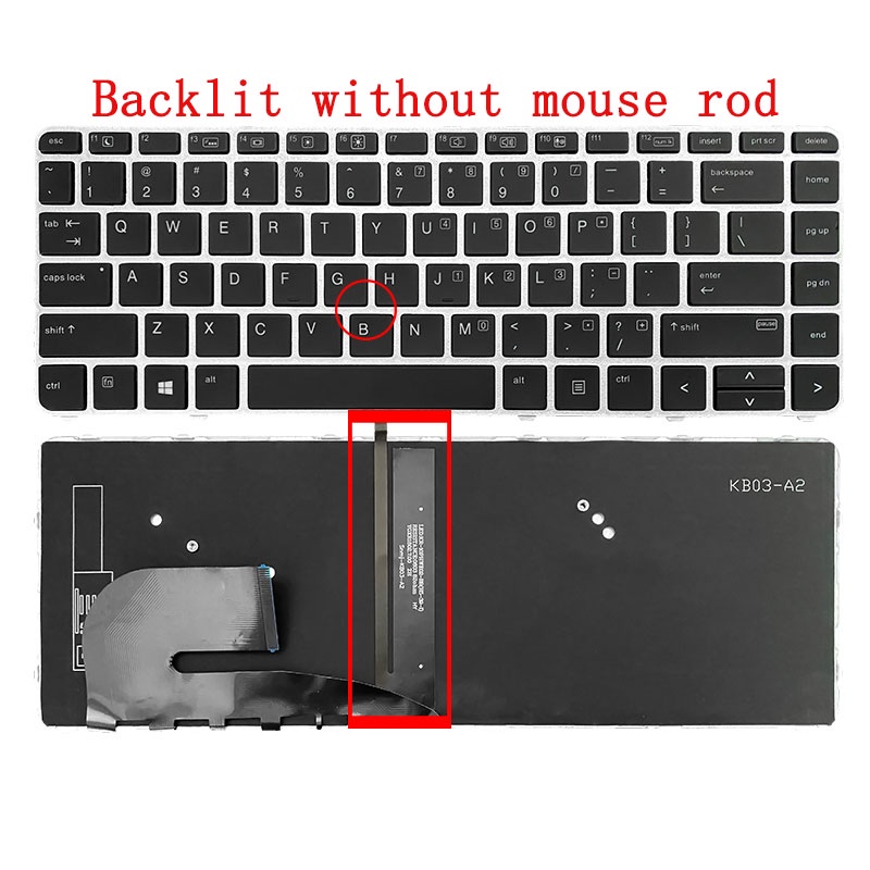 Hp Elitebook 840 G3/745 G3/745 G4/840 G4/848 G3/Laptop keyboard 836308 ...