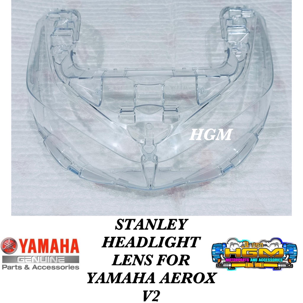 HEADLIGHT LENS FOR AEROX V2 STANLEY | Shopee Philippines