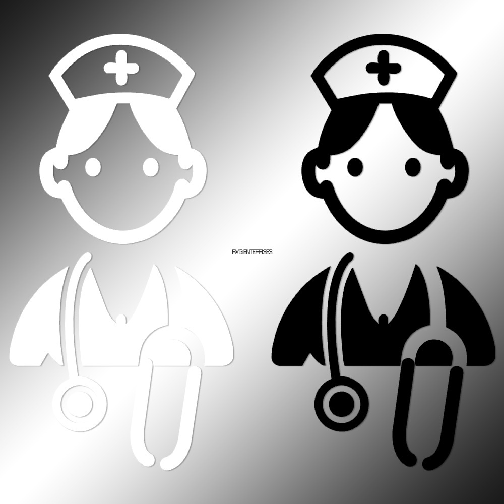 Stickers | (1) Nurse RN | Logo | Die-cut Weather Proof Decals ...