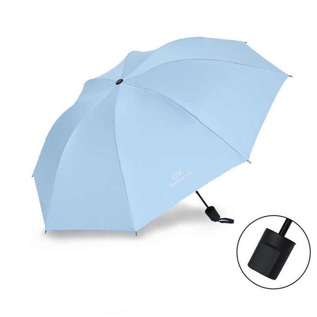 Umbrella Automatic Sunny Umbrella Anti-ultraviolet Folding Umbrella Men ...