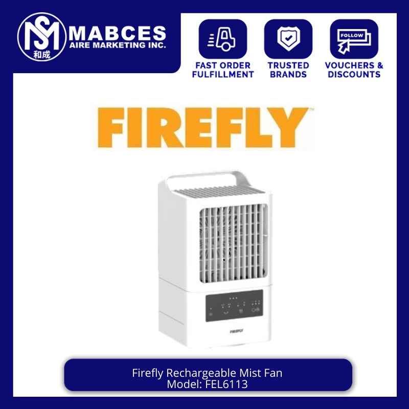 Firefly Rechargeable Mist Fan FEL6113 | Shopee Philippines