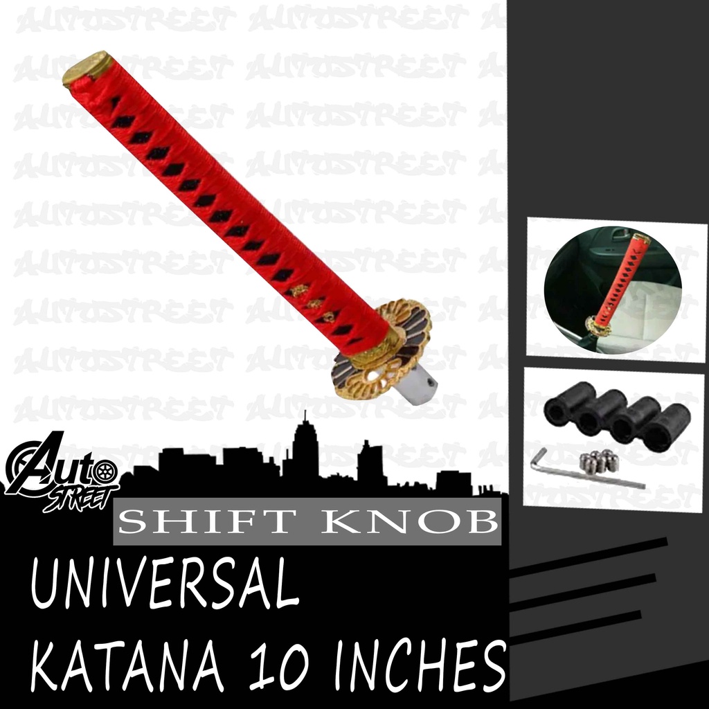 10 Inches Universal Katana Shift Knob (Red) | Shopee Philippines