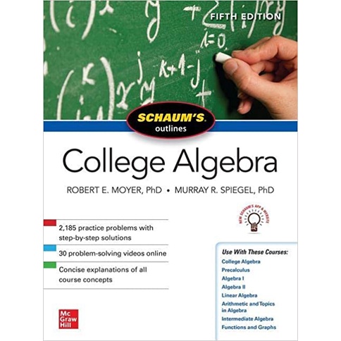Schaum’s Outline of College Algebra 5th Edition | Shopee Philippines