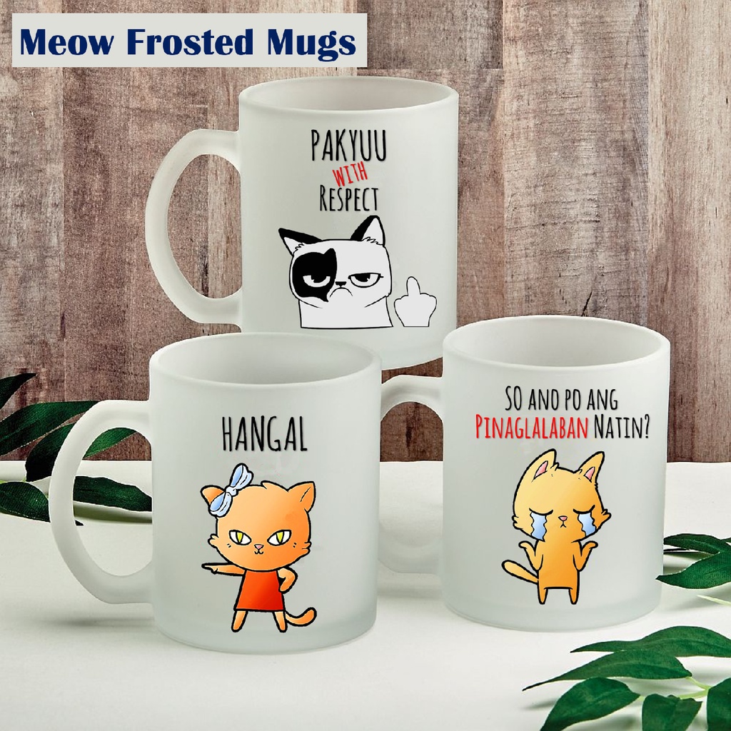 Pakyuu with respect Meow Mug | Shopee Philippines