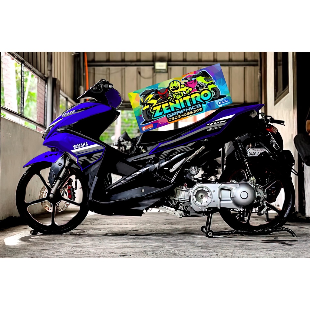 NVX 155 DECALS FOR MALAYSIAN X THAILAND CONCEPT FOR RACE BLUE (AEROX V1 ...