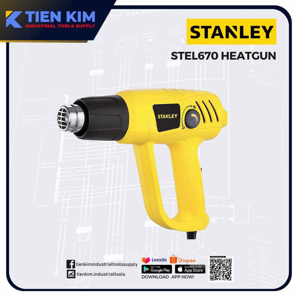 STANLEY STEL670 2000W HEAT GUN | Shopee Philippines