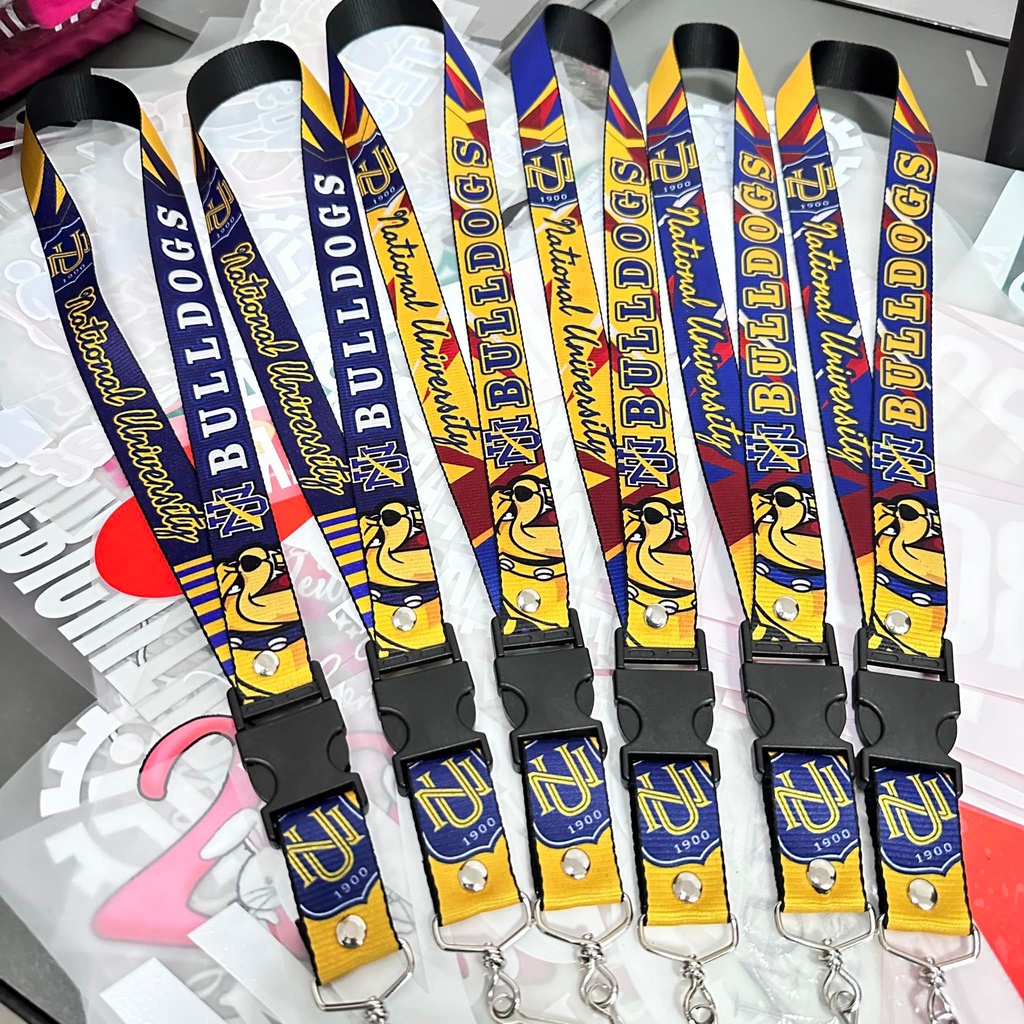 NU National University Bulldogs NU Bulldogs Design ID Lace Lanyards ...