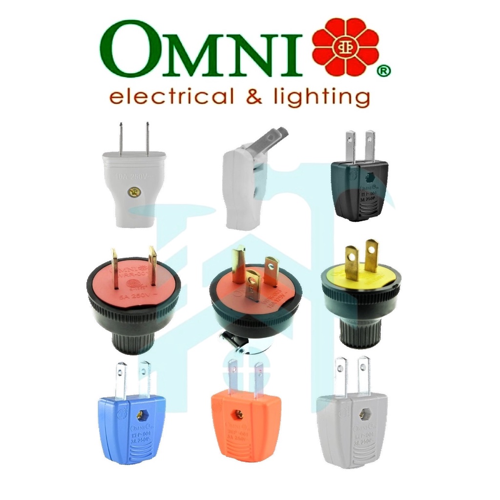 OMNI ELECTRICAL PLUG 3A 5A 10A 15A | Shopee Philippines