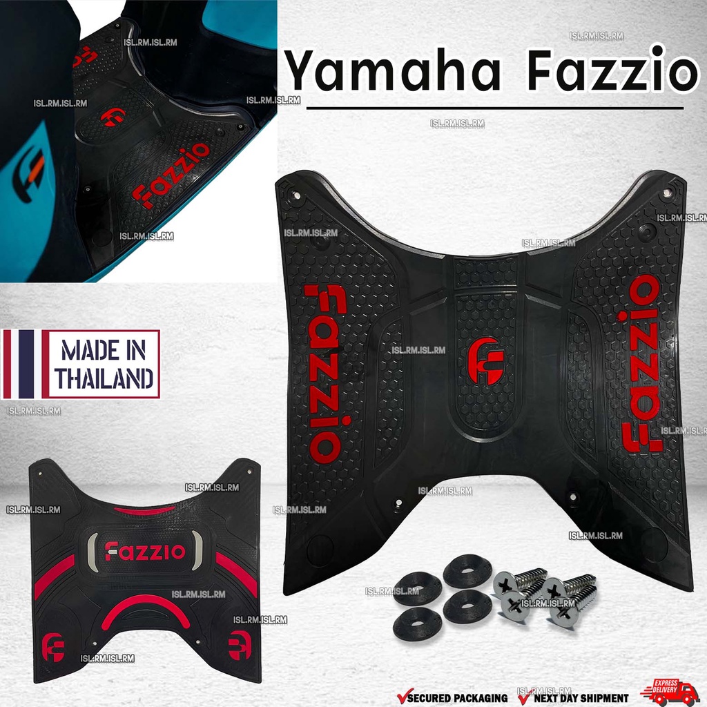 Fazzio Rubber matting RED BLACK fazzio YAMAHA Made in THAILAND with ...