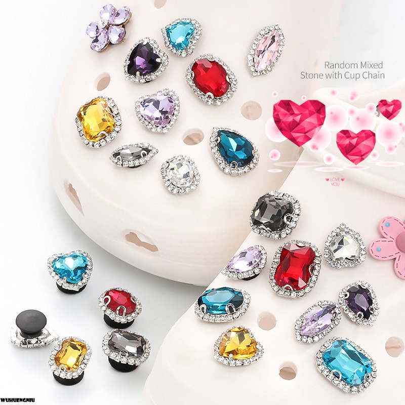 JIBBITZ CROCS Gemstones/Diamonds/Shoe Flowers/Jewelry/10pcs/ Alloy ...