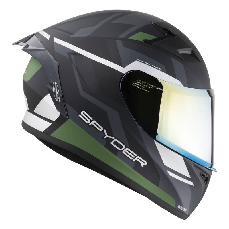 Spyder Full Face Helmet Phoenix 2.0 G Color Series 6 V2 (Free Clear ...
