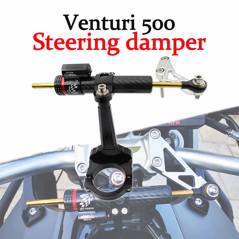 Bristol Venturi 500 steering damper handle bar stabilizer carbon fiber ...