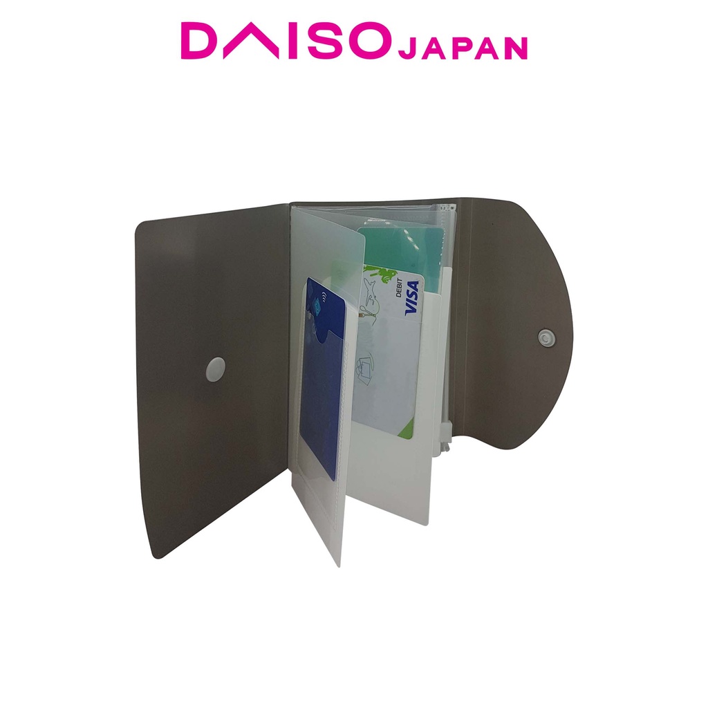 Daiso Passbook Case with Zipper Pocket | Shopee Philippines