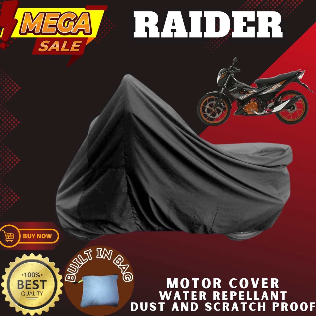 RAIDER MOTOR COVER HIGH QUALITY WATER REPELLANT DUST AND SCRATCH PROOF ...