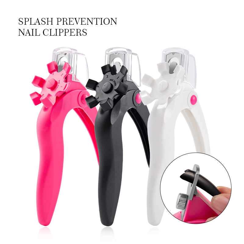 Triple Cut Fake Nail Clipper Tips Edge Cutter Trimmer Adjustable ...