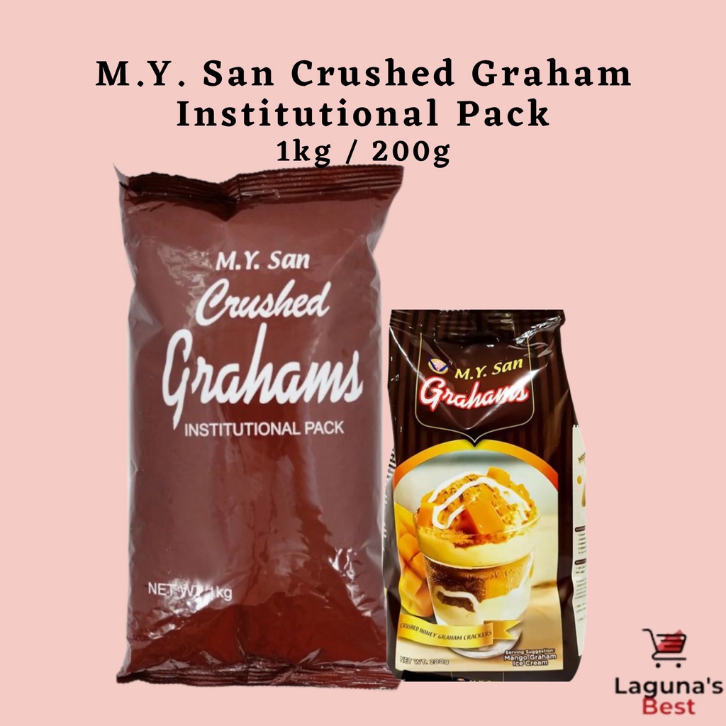 M.Y. San Crushed Graham Institutional Pack 1kg / 200g | Shopee Philippines