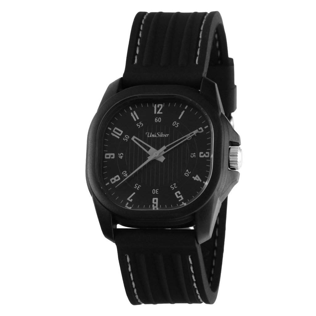 UniSilver TIME Women's Analog Black Rubber KW4777-2002 Watch | Shopee ...