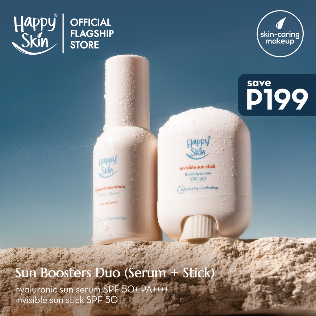 Happy Skin Sun Boosters Duo (Serum + Stick) | Shopee Philippines