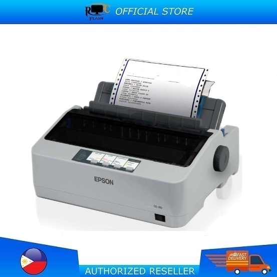 PRINTER /FAX MACHINE EPSON LQ-310 24-PIN DOT MATRIX PRINTER USB/SERIAL ...