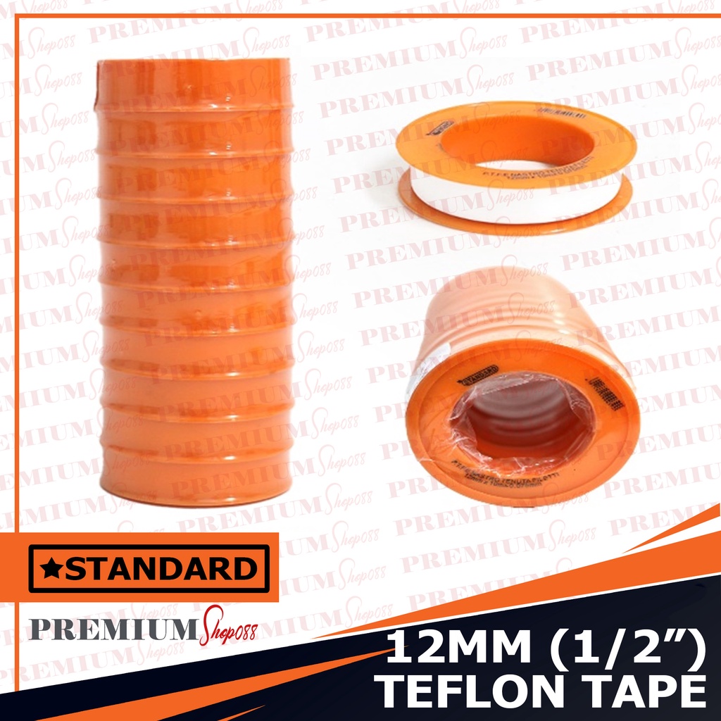 Standard Teflon Tape Roll Thread Seal Sealer TPFE Plumbing Fittings ...