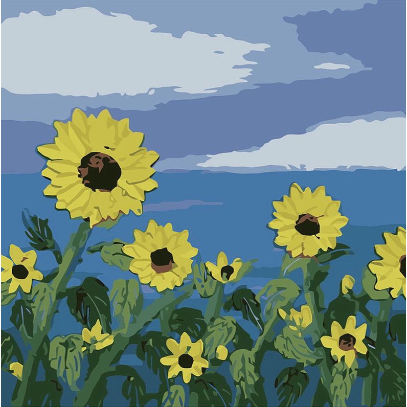 20*20 cartoon char Framed Digital Painting Pagpipinta DIY Canvas ...