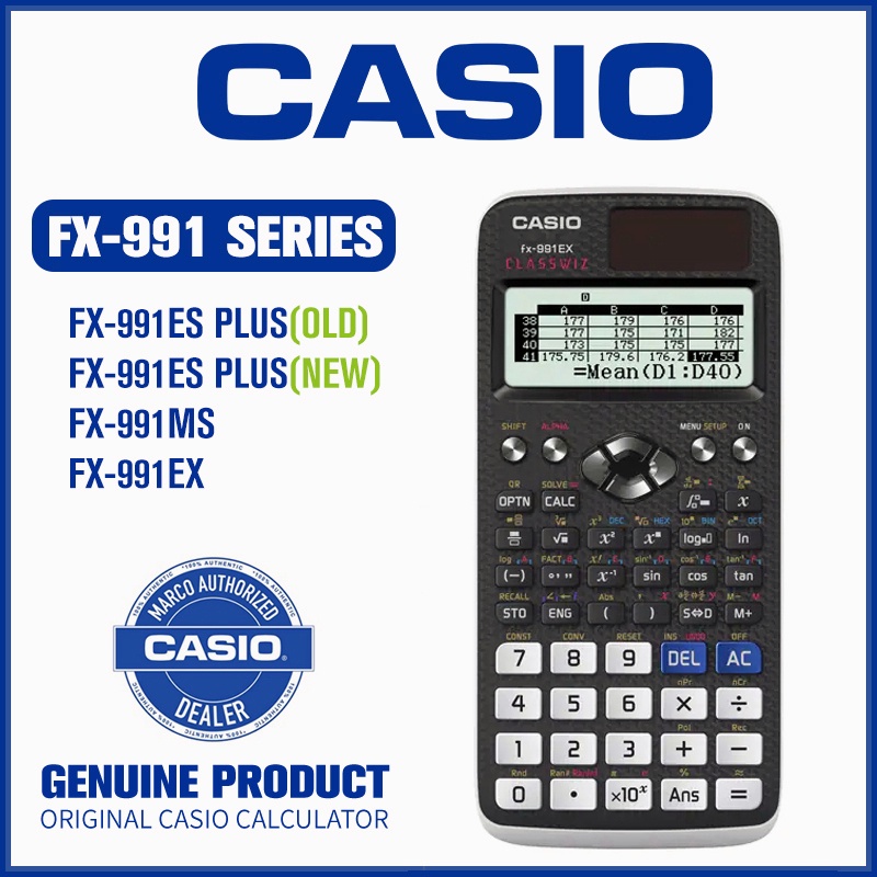 100% Genuine Casio FX-991EX ClassWiz Series Scientific Calculator ...