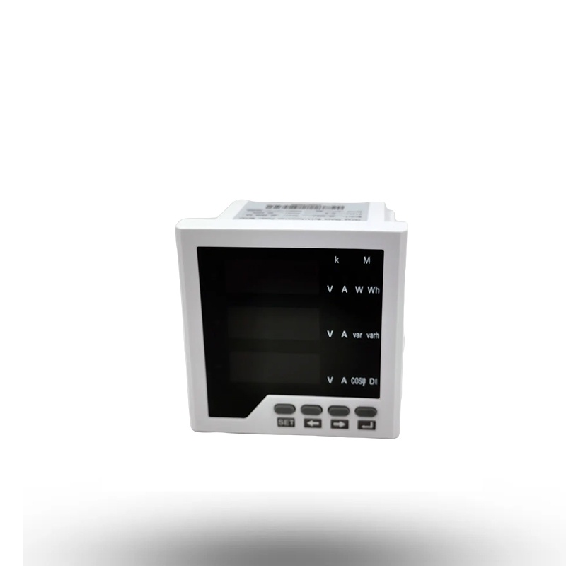 96*96mm 3 phase Smart digital multifunction power electric meter with LCD Display and RS485 ...