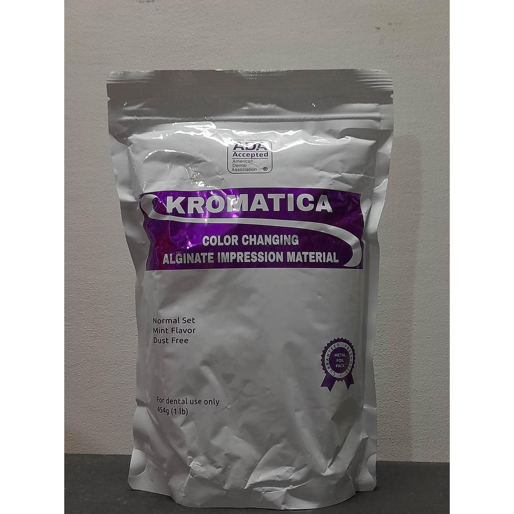 Kromatica Alginate Impression Material Color Changing 454g. Dental Market Supply | Shopee ...