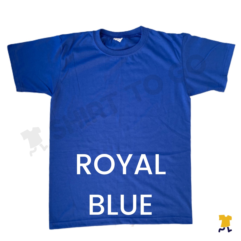 SOFTEX Roundneck Plain T Shirt for Men and Women SHADES OF BLUE ...